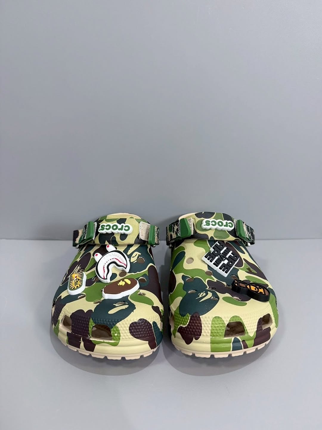 Bape Ape Croc Green – Crocs & Bling